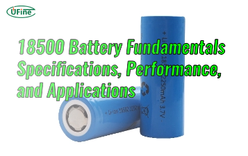 18500 Battery Guide: Specs, Performance & Uses