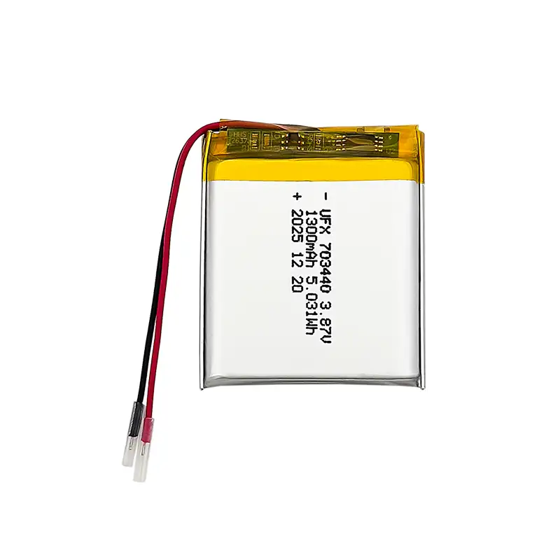 3.87V 1300mAh High Voltage Li-ion Battery 703440