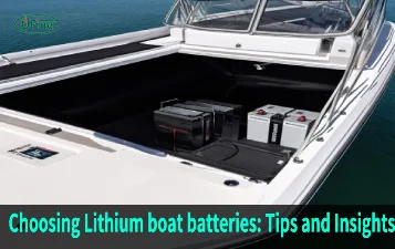 Choosing Lithium boat batteries: Tips and Insights