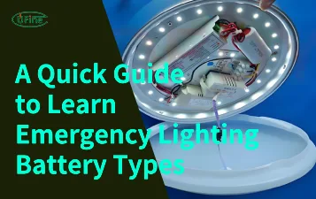 A Quick Guide to Learn Emergency Lighting Battery Types