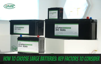 How to Choose Large Batteries: Key Factors to Consider