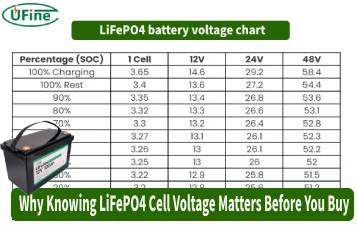 Why Knowing LiFePO4 Cell Voltage Matters Before You Buy
