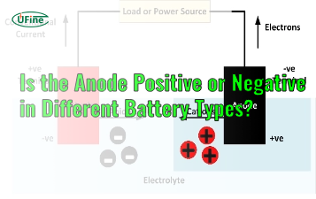 Is the Anode Positive or Negative in Various Batteries?