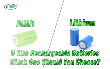 D Size Rechargeable Batteries: Lithium vs. NiMH Compared